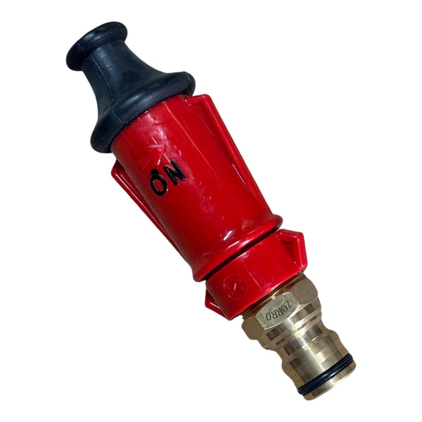 Trudesign Red Fire Nozzle with Brass Snap-On 19mm - ZORRO Australia