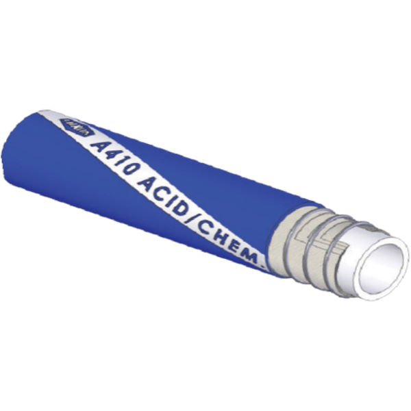 DIXON A410 Rubber UHMW Polyethylene Suction & Delivery Acid Chemical H ...