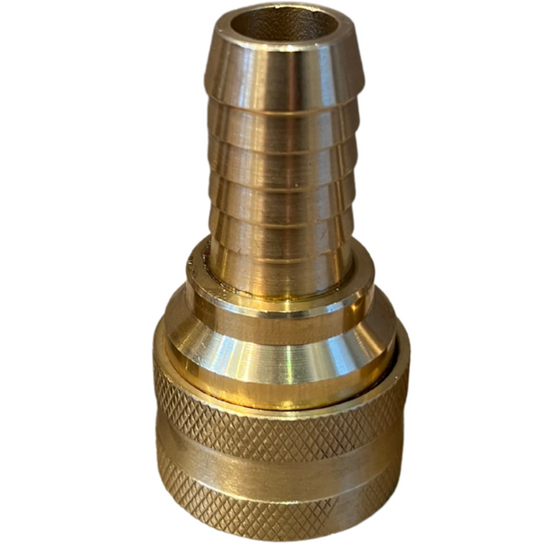 ZORRO Brass Hose Barb to Snap on Connector - ZORRO Australia