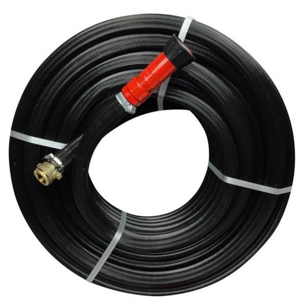 Fire Reel Hose With Red Fire Nozzle And Brass Nut And Tail Zorro Australia