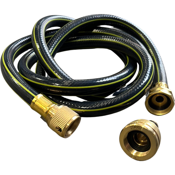 ZORRO 1.8mt Hose Reel Extension Hose with Brass Fittings 12mm - ZORRO ...