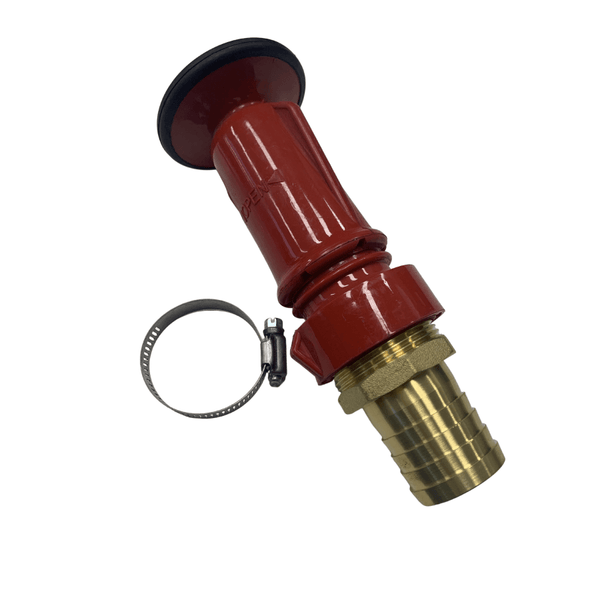 TRUDESIGN Power jet Spray Fire Nozzle with Brass Director & Clamp ...